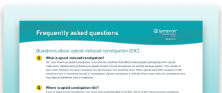 FAQs | SYMPROIC® (naldemedine)